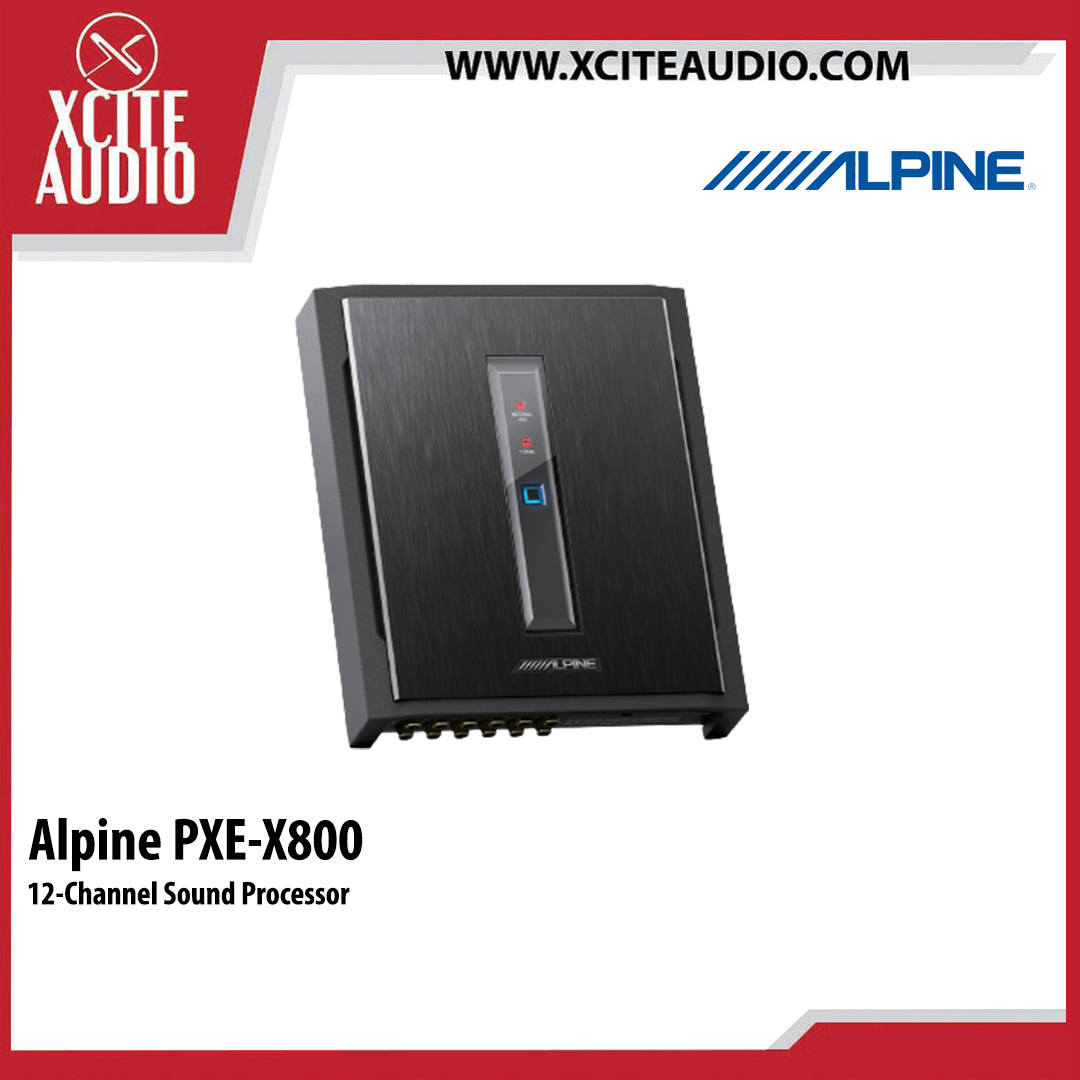 Alpine PXE-X800 12-Channel Digital Audio Processor – Xcite Audio