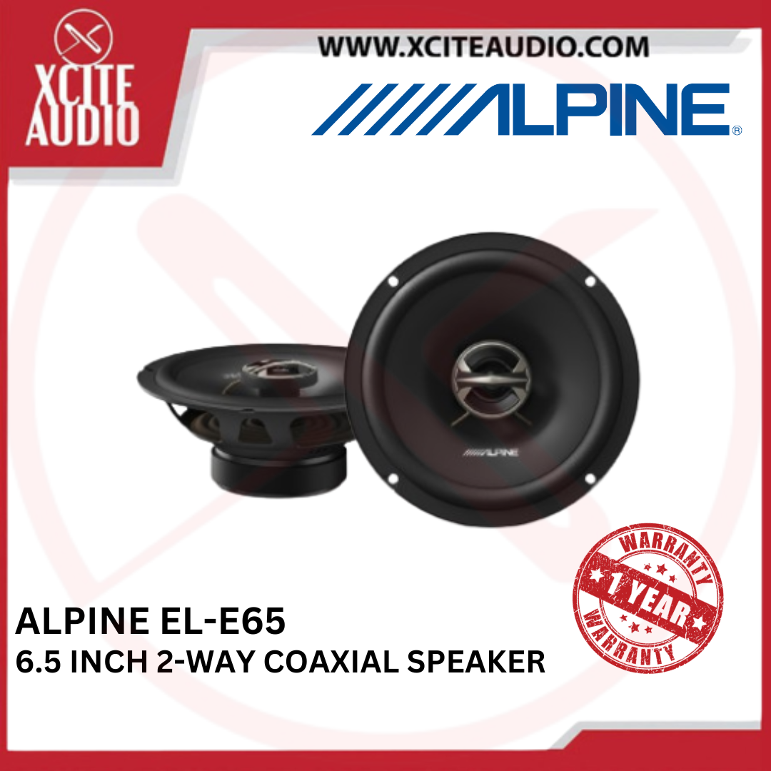 ALPINE EL-E65 - 6.5inch 2-way Coaxial Speakers – Xcite Audio