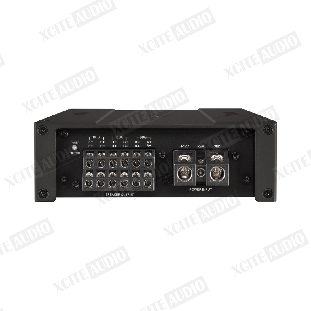 HELIX M SIX - 6-channel car audio amplifier with integrated active cro ...