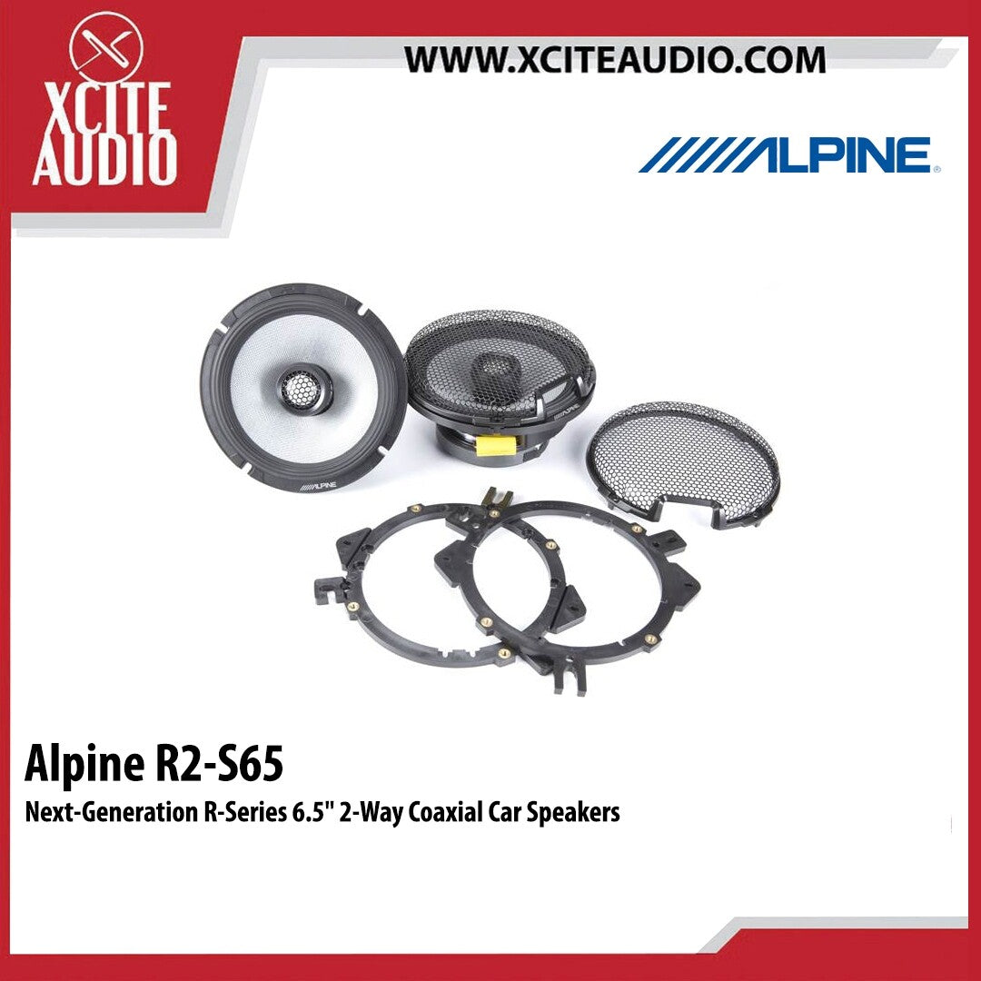 Alpine R2-S65 Next-Generation R-Series 6.5" 2-way car speakers – Xcite ...