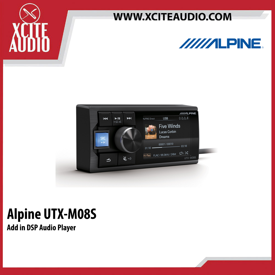 Alpine UTX-M08S ADD-IN DSP AUDIO PLAYER – Xcite Audio