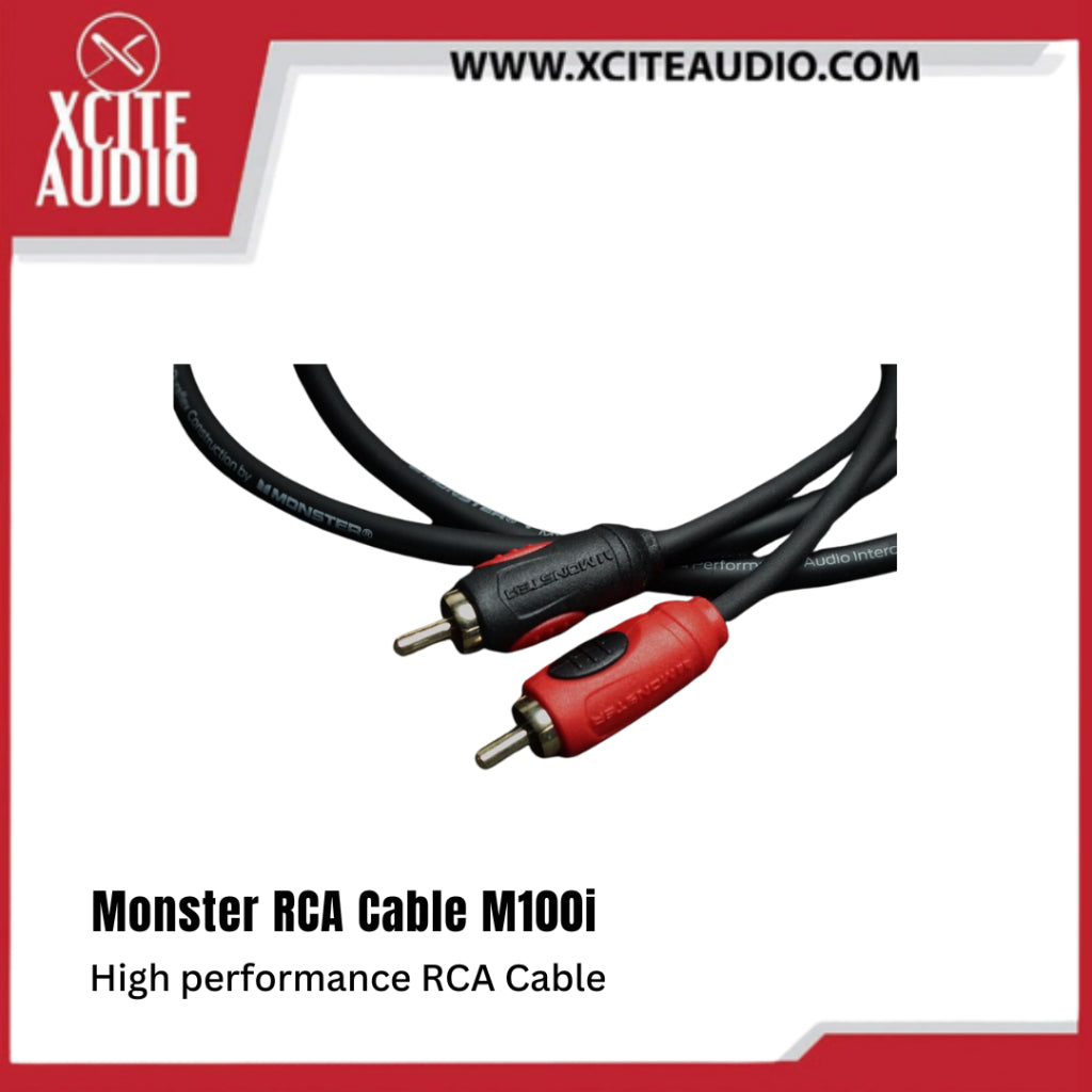 Monster RCA Cable M100i - High performance RCA Cable – Xcite Audio