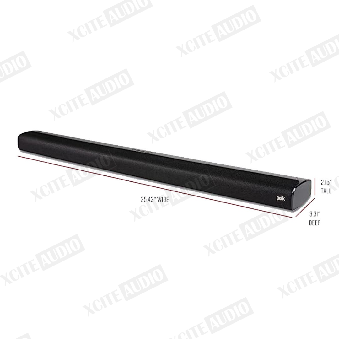 Polk Audio Signa S2 Universal TV Sound Bar With Wireless Active Subwoo ...