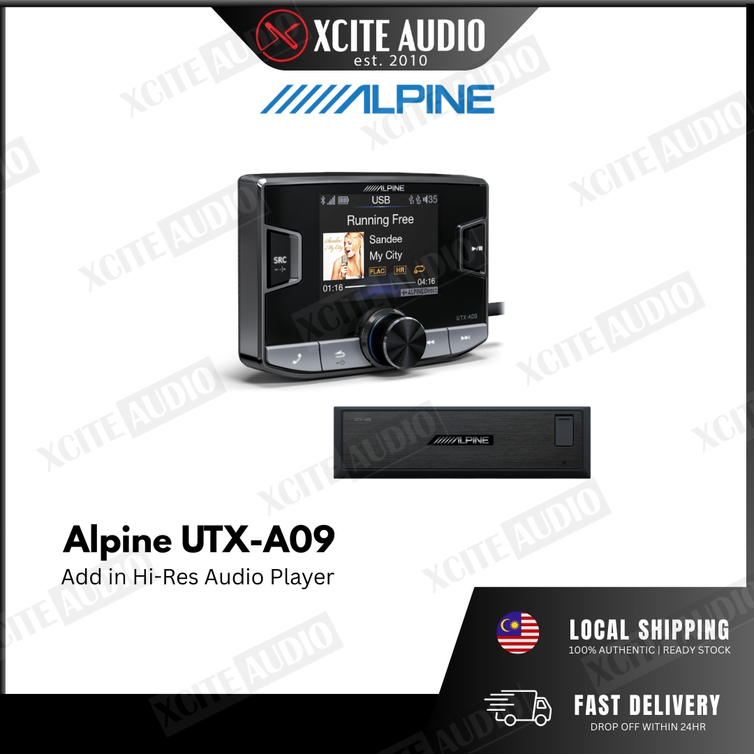 Alpine UTX-A09 ADD IN HI-RES AUDIO PLAYER – Xcite Audio