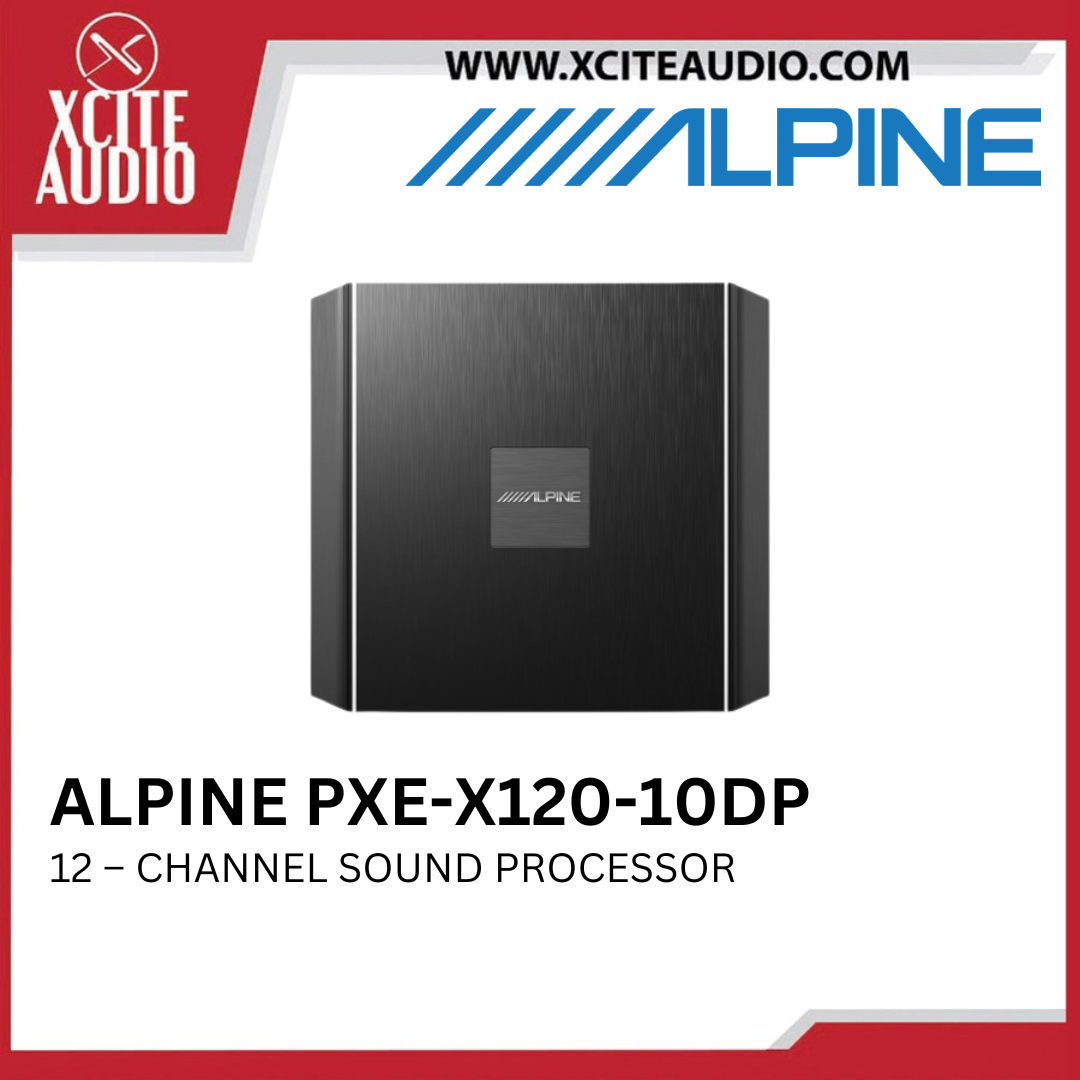 Alpine PXE-X120-10DP 12 – CHANNEL SOUND PROCESSOR – Xcite Audio