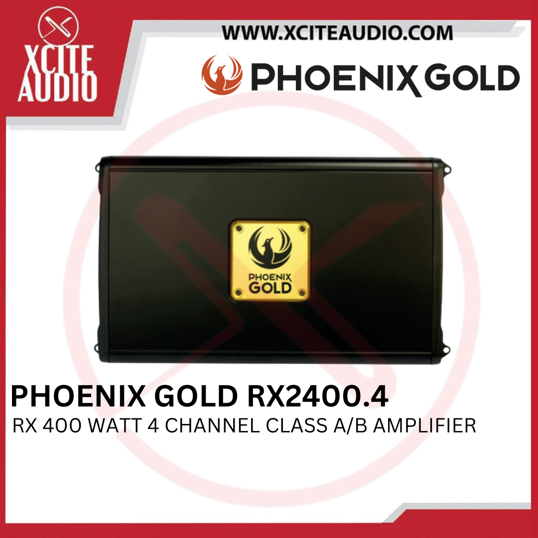 Phoenix Gold RX2400.4 - 4 CHANNEL CLASS A/B AMPLIFIER – Xcite Audio