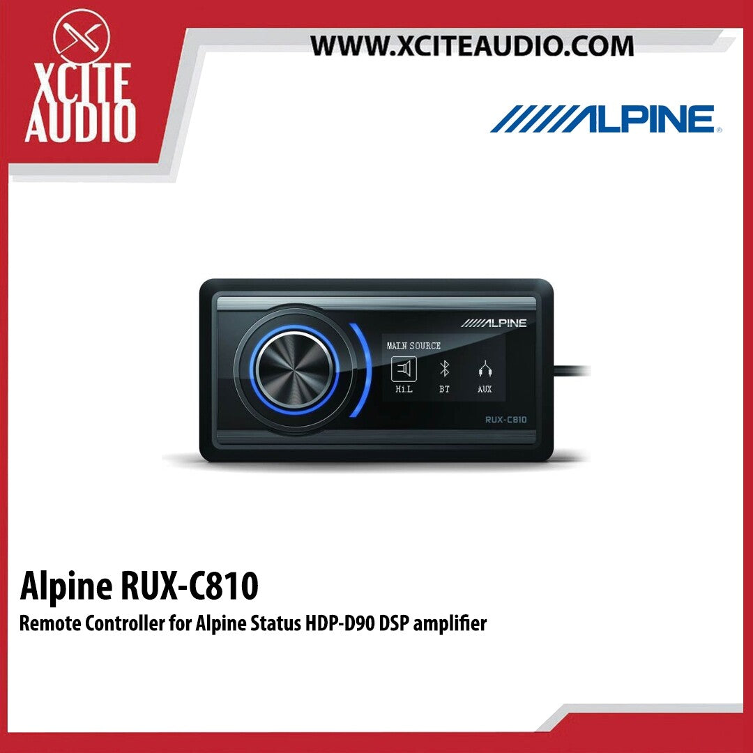 Alpine RUX-C810 Remote Controller for Alpine Status HDP-D90 DSP amplif ...