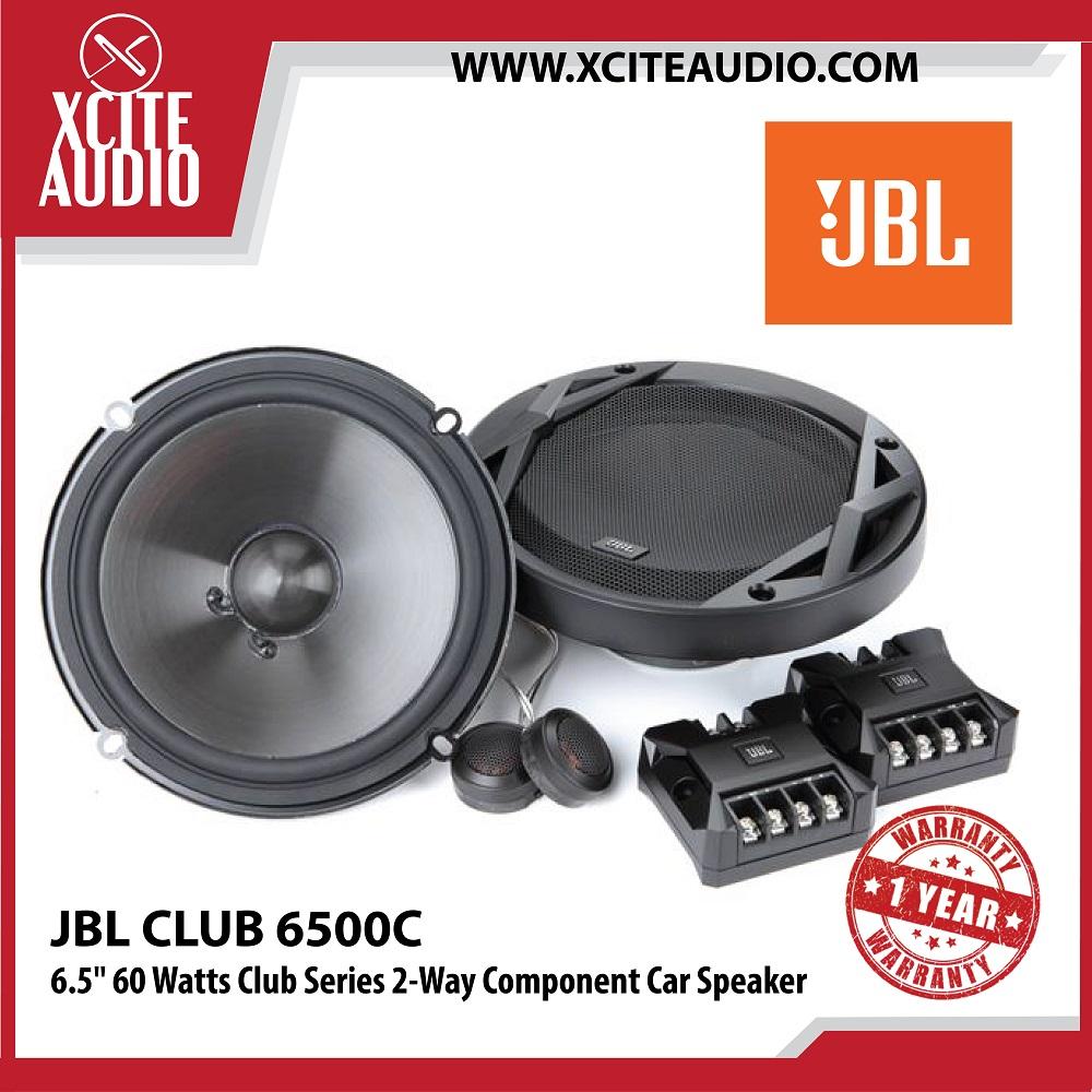 JBL CLUB 6500C 6.5" 60 Watts Club Series 2-Way Component Car Speakers – Xcite Audio